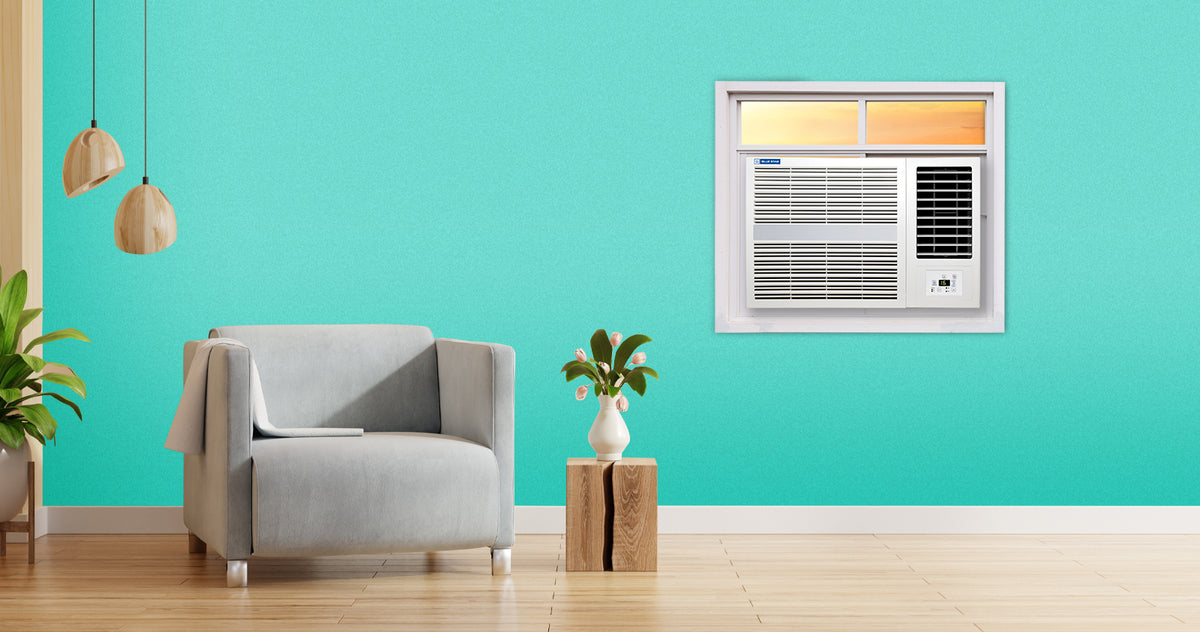 FIXED SPEED WINDOW AC | E SERIES | 2 TON | 3 STAR – Blue Star