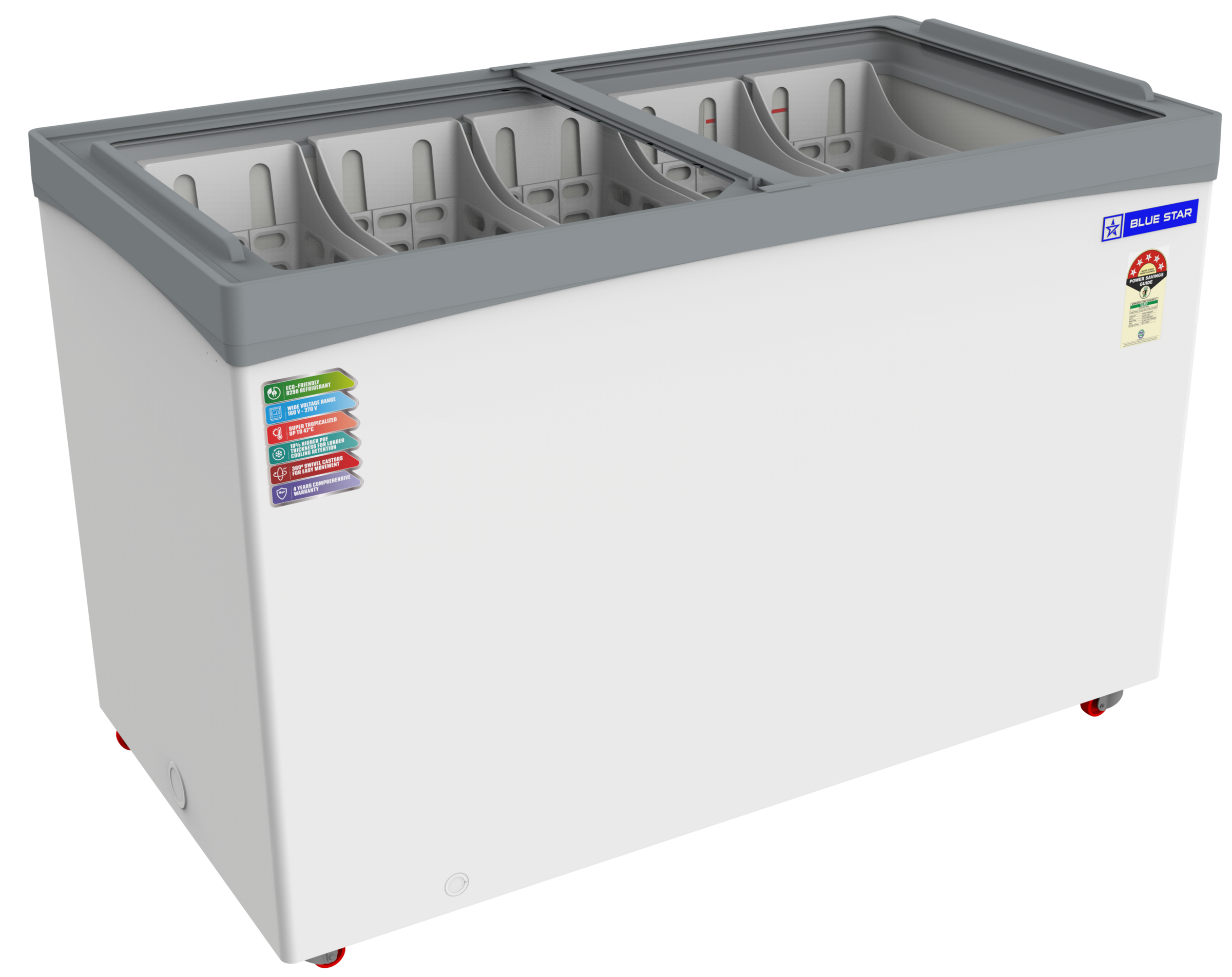 NP Series | Glass Top | Deep Freezer | 365 Litres | 5 Star | 2025 BEE ...